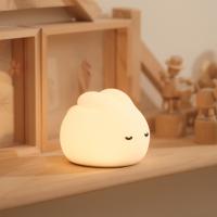 China Dream rabbit emotion led night light lamp Timing LED Night Light USB Rechargeable lamp Adjustable Brightness Cute Bedroom Lamp for sale