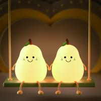 China RGB USB Rechargeable LED Night Light Lamp Switch Control Timing Adjustable Brightness Cute Modern Design Small Size Bedrooms for sale