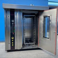 China 64 Trays Diesel Oil Rotary Oven for Bread Production Line Machine at Shanghai for sale