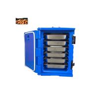 China Gray Pizza Gastronorm Containers Carrier Transport Box Insulated Food Delivery Box for sale