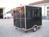 China 2020 Stainless Steel Style Electric Mobile Food Cart for Hotels and Food Truck Burger for sale