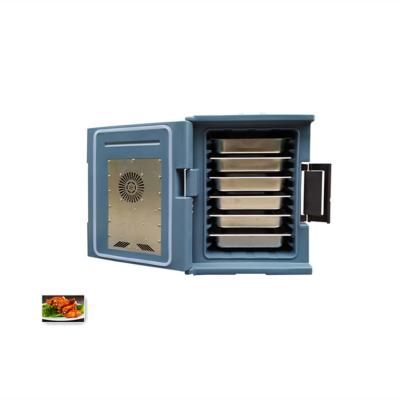 China Plastic Electric Food Pan Carrier Transport Box Insulated Food Delivery Box for Pasta for sale