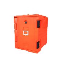 China Hot Food Pan Carrier Transport Insulated Food Box with Customized Logo and Color for sale