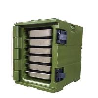 China Hot Food Pan Carrier Transport Insulated Food Box with Customized Logo and Color for sale
