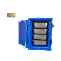 China Coffee Cherry Pie Pasta Fruits Salad Plastic Food Pan Carrier Insulated Transport Box for sale