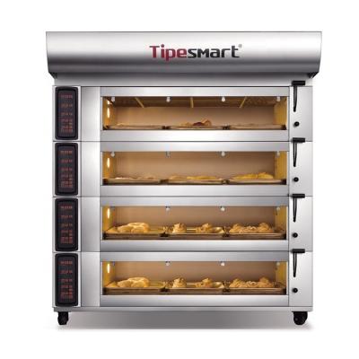 China 600*400mm Tray Size Electric Bread Croissant Pizza Baking Oven for Bakery Performance for sale