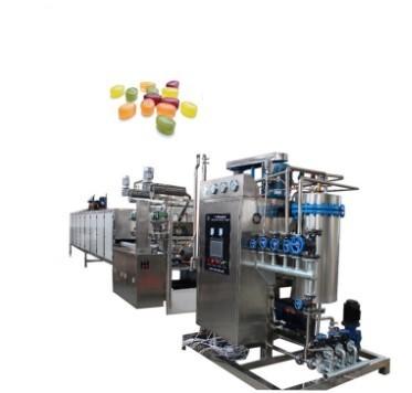 China Semi-Automatic Small Gummy Jelly Candy Making Machine for Lollipop Production Line End for sale