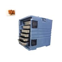 China Gray Plastic Insulated Food Delivery Box for Commercial Noodles Pie Fast Food for sale