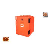 China Gray Plastic Insulated Food Delivery Box for Commercial Noodles Pie Fast Food for sale