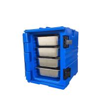China Plastic Insulated Food Delivery Box for 15kg Commercial Fried Chips Chicken Transport for sale