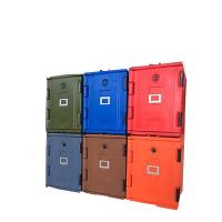 China Plastic Insulated Food Delivery Box for 15kg Commercial Fried Chips Chicken Transport for sale