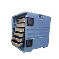 China Plastic Insulated Food Delivery Box for 15kg Commercial Fried Chips Chicken Transport for sale