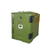 China Plastic Hot Food Pan Carrier Transport Box for Insulated Food Delivery of 15kg Load for sale