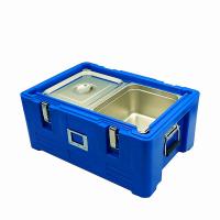 China Insulated Food Box 30L Top Loading Rotomolding Customized Logo for Take-out Service for sale