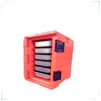 China 15kg Capacity Yellow Rotomolding Insulated Food Box for Preserving Fresh Hot/Cold Food for sale