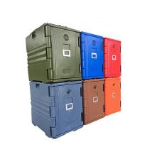 China 15kg Capacity Yellow Rotomolding Insulated Food Box for Preserving Fresh Hot/Cold Food for sale