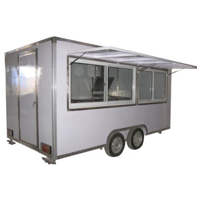 China Burger Truck Fast Food Van with Full Kitchen Donuts Cart Mobile Vending 2300*1750*2100mm for sale
