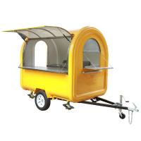 China High Productivity Food Trailer with Stainless Steel Insulation and Tempered Glass for sale