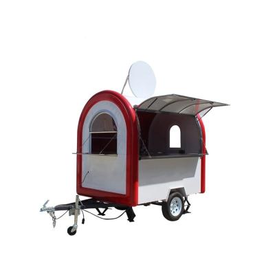 China CE Approved 2 Wheels One Axle Food Truck/Trailer with Ice Beer and Mochi Ice Cream for sale