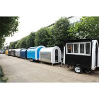 China 110V/220V/380V Voltage Mobile Food Cart for Customized Hot Dog and Potato Chips Sales for sale