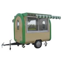 China 110V/220V/380V Voltage Mobile Food Cart for Customized Hot Dog and Potato Chips Sales for sale