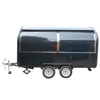 China TECUMSEH Compressor Electric USA Mobile Food Trailer for Fast Hot Dog Vending Van for sale