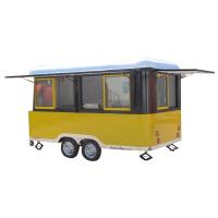 China Mini Food Truck/Trailer for Fast Food 220x160x235cm Video Technical Support After Service for sale