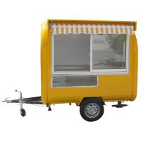 China Mini Food Truck/Trailer for Fast Food 220x160x235cm Video Technical Support After Service for sale