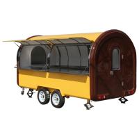 China Good Design Mobile Food Truck with High Safety Level and Aluminum Plate in Shanghai for sale