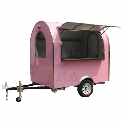 China 2300*1650*2300mm Vending Snack Function Mobile Food Cart with Pancake Hot Dog Crepe for sale