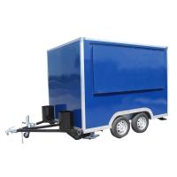 China 3.5m Electric Food-Truck Trailer Vintage Horse Box Wine Bar for Fruit Processing Plant for sale