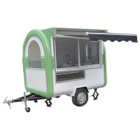 China 3.5m Electric Food-Truck Trailer Vintage Horse Box Wine Bar for Fruit Processing Plant for sale