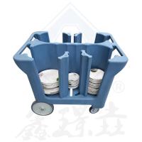 China Customized Color Dish Collecting Trolley for Restaurant Efficiency and Organization for sale