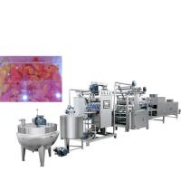 China Voltage 380V Candy Making Production Line Gummy Bear Forming Lollipop Candy Machinery for sale