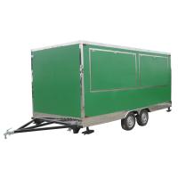 China Street Outdoor Fast Food Truck with 4 Road Wheels and Snack Food Making Equipment for sale