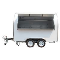 China Mobile Kitchen Hot Dog Cart Food Van for Approved Snack Food Car and Electric Retro Car for sale
