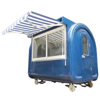 China Mobile Kitchen Hot Dog Cart Food Van for Approved Snack Food Car and Electric Retro Car for sale