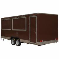 China Long Service Life Customized Movable Office Hair Salon Trailer Pancake Fast Food Truck for sale