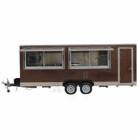 China Long Service Life Customized Movable Office Hair Salon Trailer Pancake Fast Food Truck for sale