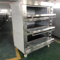 China Multifunction 3 Deck 6 Trays Electric Bakery Oven for Bread and Cake Made from Soybean for sale
