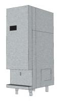 China 200KG Ice Storage Capacity Cube Ice Maker with Automatic Dispenser and Ice Output for sale