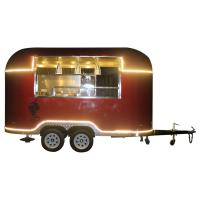 China Complete Kitchen and Equipment Optional Food Machines Food Vending Van Catering Trailer for sale