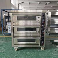 China 3 Deck 6 Tray French Bread Oven Gas with Multifunctional Design at Direct for sale