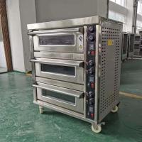 China 3 Deck 6 Tray French Bread Oven Gas with Multifunctional Design at Direct for sale