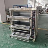 China 3 Deck 6 Tray French Bread Oven Gas with Multifunctional Design at Direct for sale