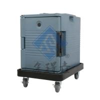 China Food Display Black Insulated Commercial Catering Warmer Transport Container Trolley for sale
