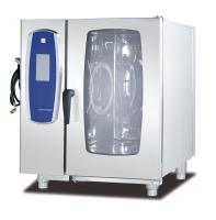 China 8-tray gas convection combi oven for baking French bread CE certified and 18.6kw power for sale