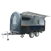 China 220v/110v Stainless Steel Mobile Food Trailer Cart with Complete Kitchen and Equipment for sale