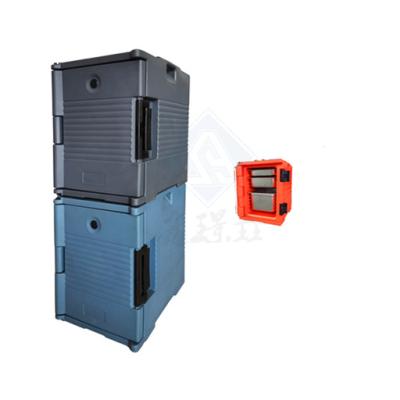 China 240L Thermal Insulation Foam Food Box with Wheels 's Long-Lasting Choice for sale