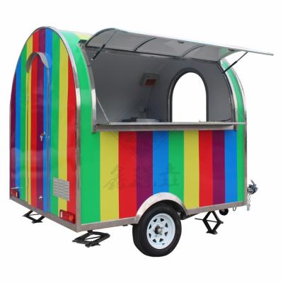 China Europe Mobile Kitchen Donut French Fries Hamburger Food Truck with Field Maintenance for sale